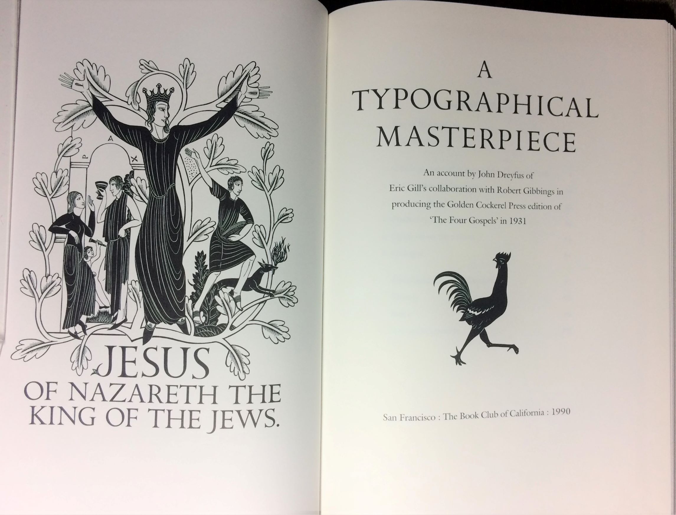 A TYPOGRAPHICAL MASTERPIECE: An Account by John Dreyfus of Eric Gill's ...